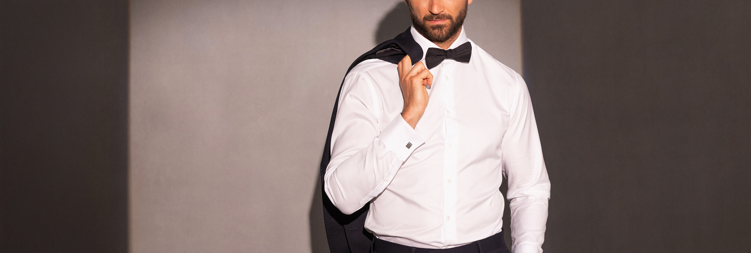 Traje De Etiqueta Negra Para Hombres